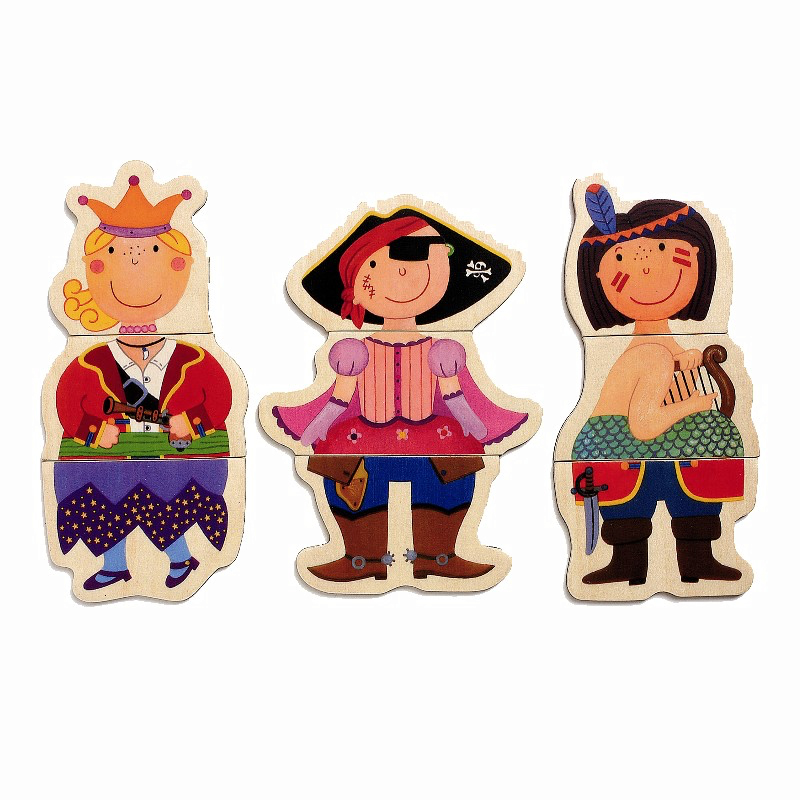 Djeco magneter, udklædte børn - Djeco - Børneneskartel.dk